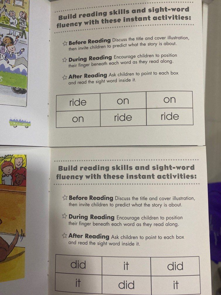 Sight word readers Scholastic, Hobbies & Toys, Books & Magazines ...