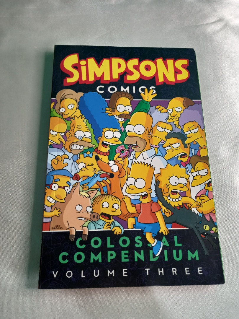 SIMPSONS COMICS COLOSSAL COMPENDIUM VOLUME THREE, Hobbies & Toys, Books ...