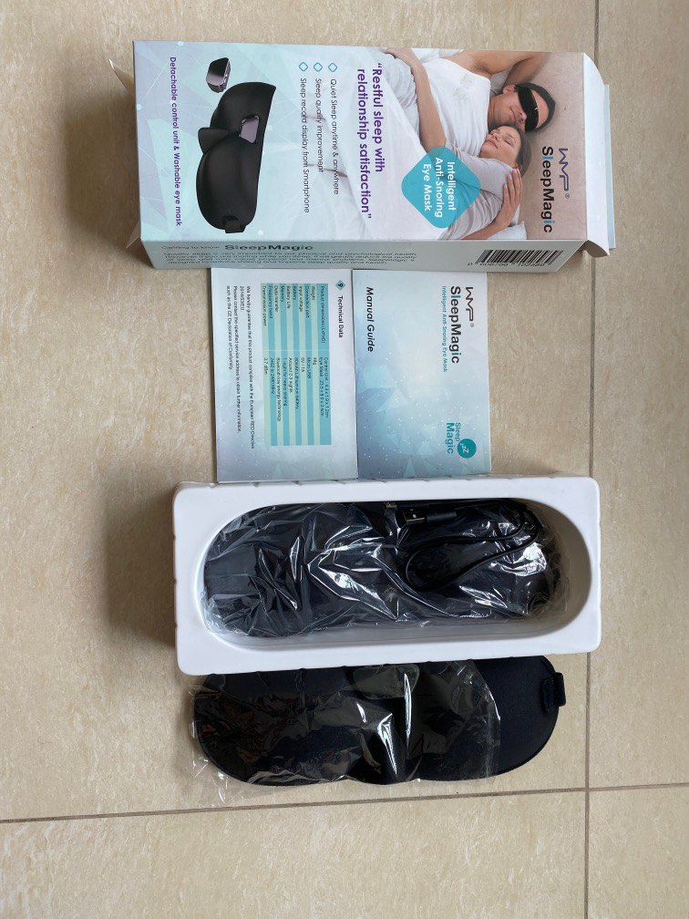 SleepMagic - Intelligent Anti-Snoring Eye Mask, Health & Nutrition ...
