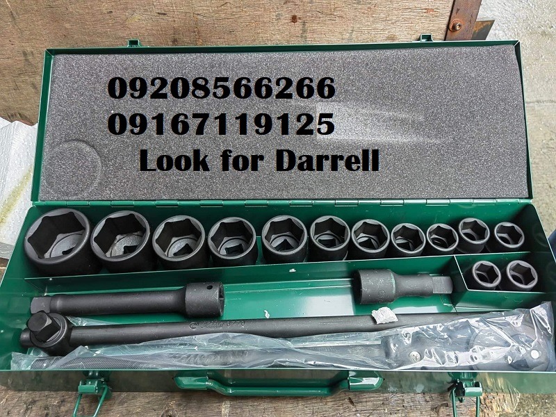 SOCKET WRENCH SET 19MM-50MM 3/4 DRIVE, Furniture & Home Living, Home ...