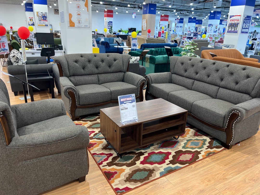 SOFA SET 3+2+1, Furniture & Home Living, Furniture, Sofas on Carousell