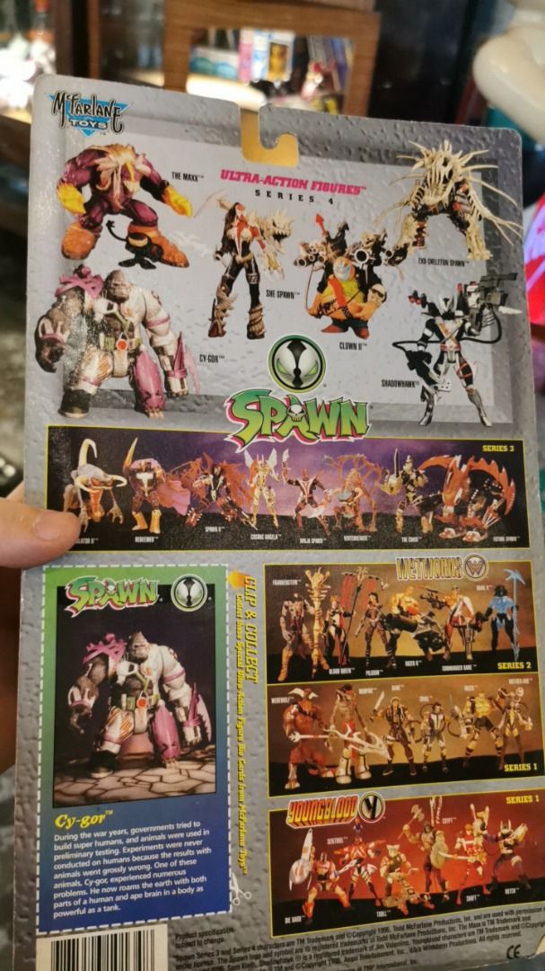 Spawn Cygor Cy-gor McFarlane Toy NOS OH0060, Hobbies & Toys, Memorabilia & Collectibles, Vintage ...