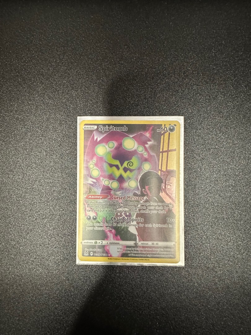 Spiritomb TG Pokemon TCG, Hobbies & Toys, Toys & Games on Carousell