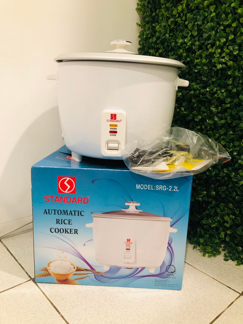 Standard 2.2L Automatic Rice Cooker SRG-2.2L, TV & Home Appliances, Kitchen Appliances, Cookers ...