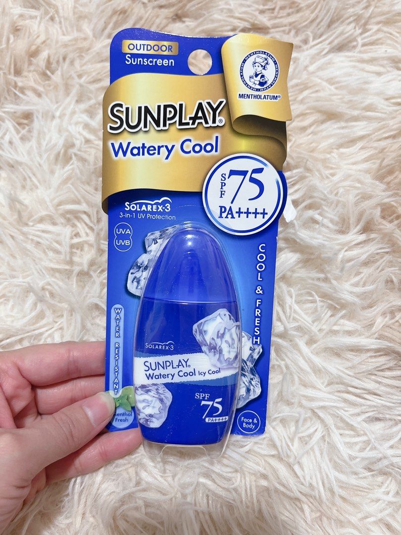 Sunplay watery cool sunscreen, Beauty & Personal Care, Face, Face Care ...