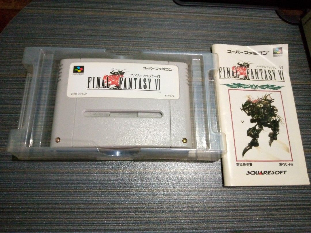 Super Famicom Final Fantasy VI Cartridge, Hobbies & Toys, Toys & Games ...