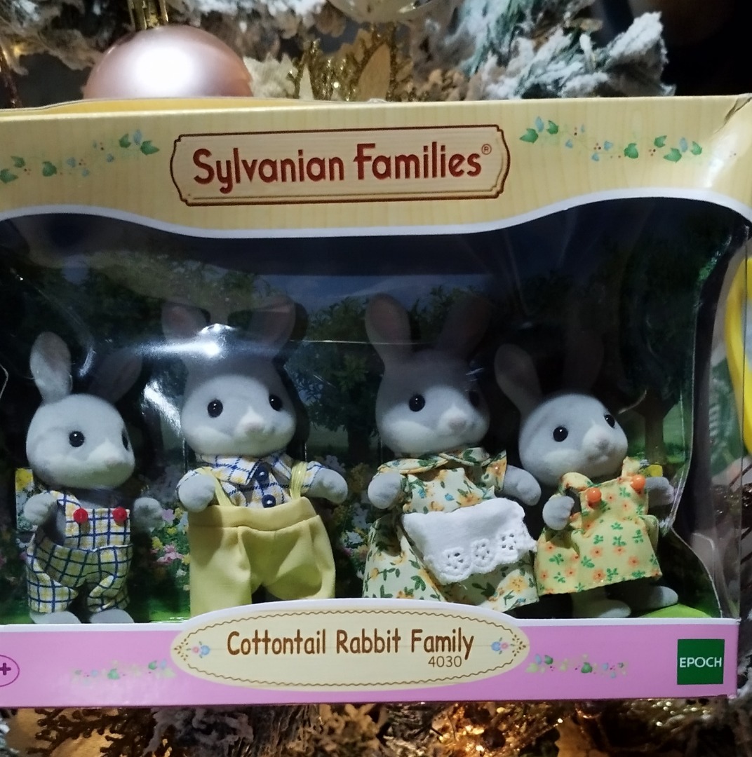 Sylvanian Cottontail Rabbit Family, Hobbies & Toys, Toys & Games on ...