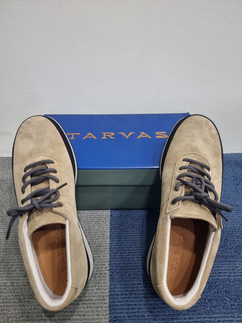 Tarvaris Explorer - Cappucino Suede, Luxury, Sneakers & Footwear on ...