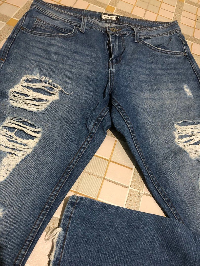 Terranova Original Denim Ripped Jeans, Women's Fashion, Bottoms, Jeans ...