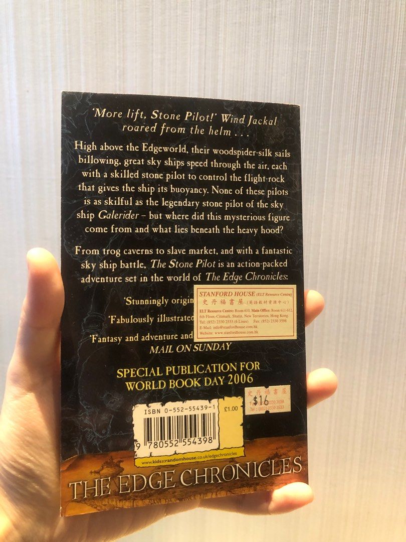 The Edge Chronicles : The Stone Pilot, 興趣及遊戲, 書本 & 文具, 小說 & 故事書 - Carousell