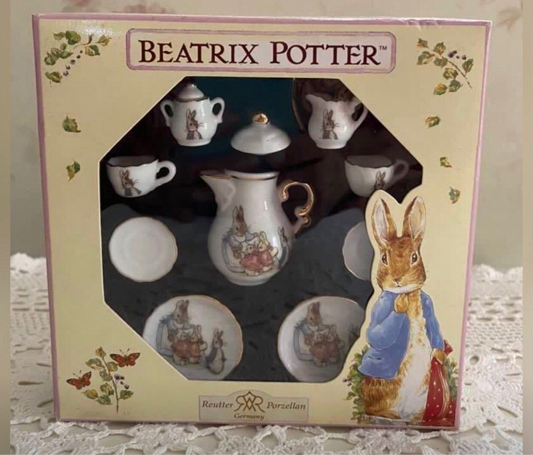 The World of Beatrix Potter - Mini Tea Set Reutter Porcelain , Hobbies ...