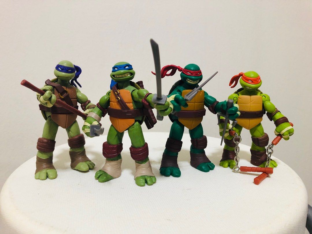 TMNT Nickelodeon SET of 4 Ninja Turtles, Hobbies & Toys, Toys & Games ...