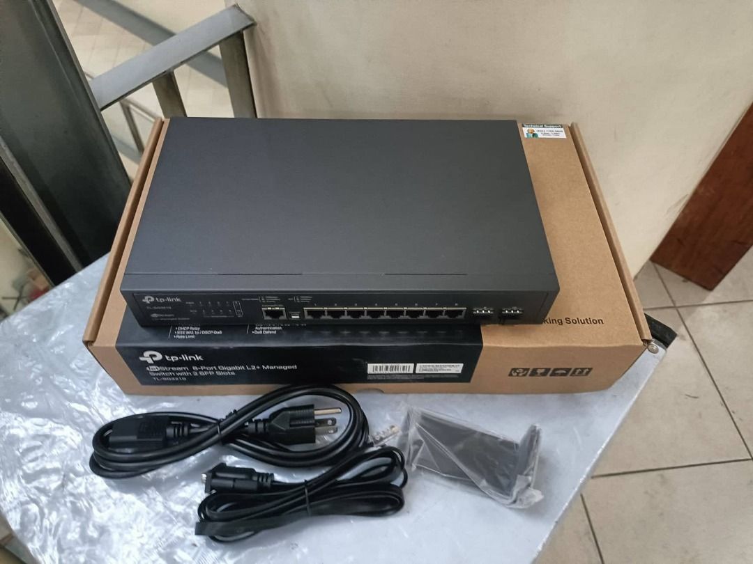 TP-LINK TL-SG3210 JetStream 8-Port Gigabit L2+ Managed Switch with 2 ...