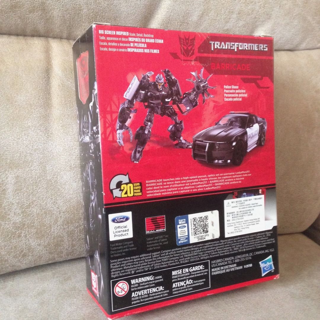TRANSFORMERS BARRICADE SS28 Studio Series DELUXE Class DECEPTICON NEW ...