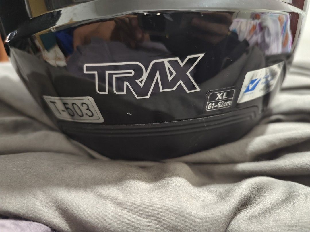 TRAX MOTORCYCLE SET (HELMET AND MORE), Motorcycles, Motorcycle Apparel ...