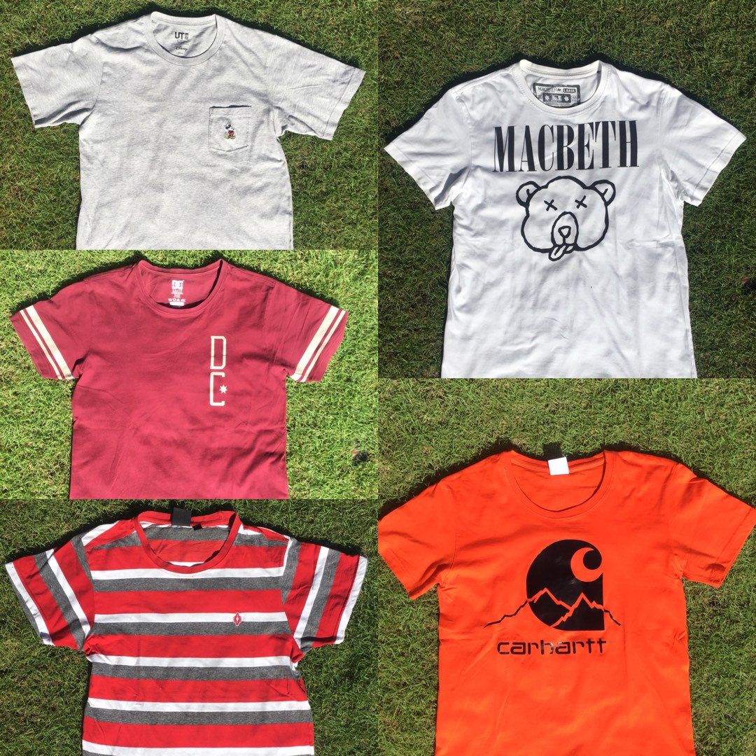 Tshirts for mens! Take all for 850! carharrt, macbeth, akademiks ...