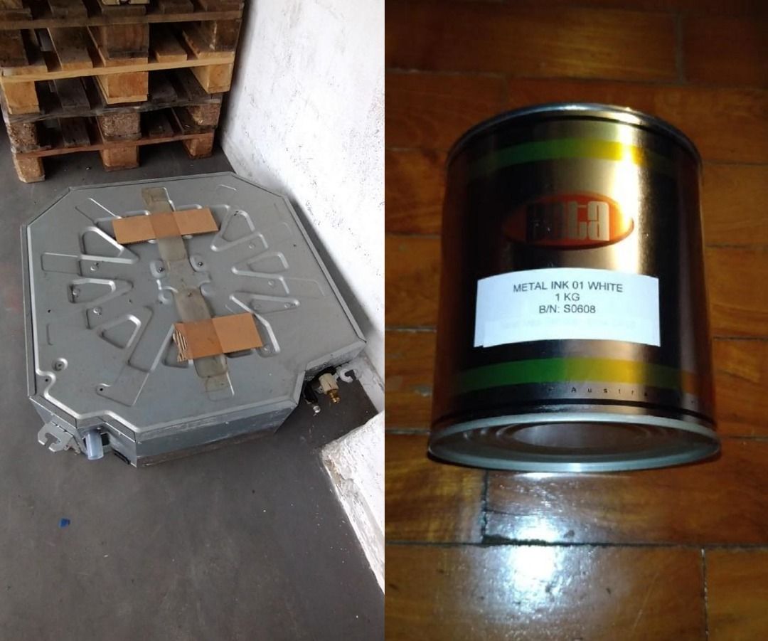 Turpentine @ 9 | Wall Putty @ 15 | Metal White Paint Tin 1KG @ 10 ...