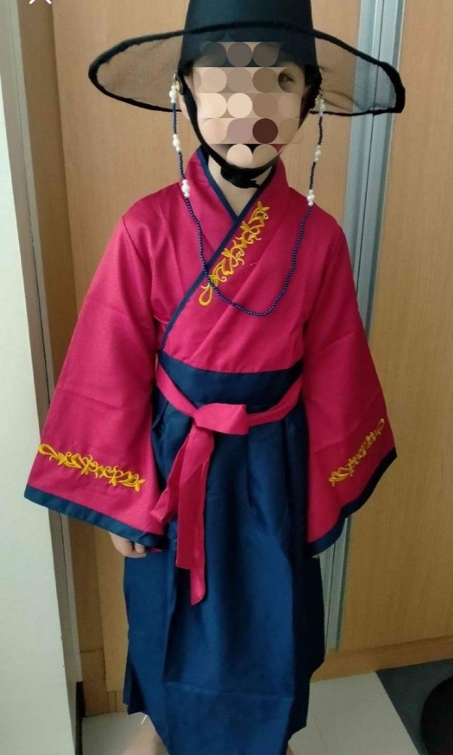 UN South Korea Hanbok Costume Set, Babies & Kids, Babies & Kids Fashion ...