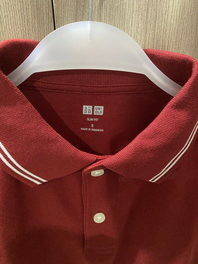 Uniqlo Red Polo Shirt for Men, Men's Fashion, Tops & Sets, Tshirts ...
