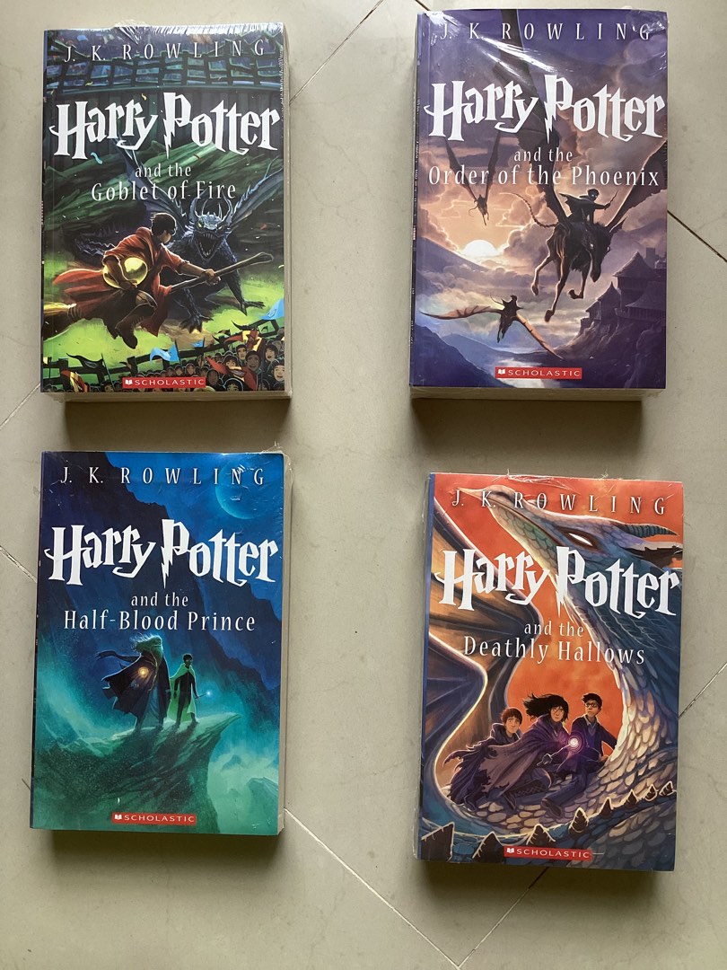 [US EDITION] Harry Potter book set 4-7 sealed | J.K. Rowling, Hobbies ...