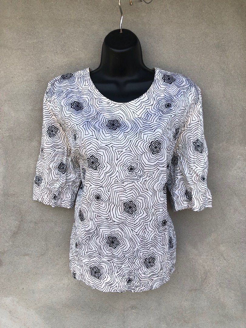 VERSACE Blouse, Women's Fashion, Tops, Blouses on Carousell