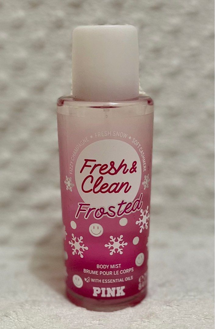 Victoria's Secret PINK Body Mist - Fresh & Clean Frosted, Beauty ...
