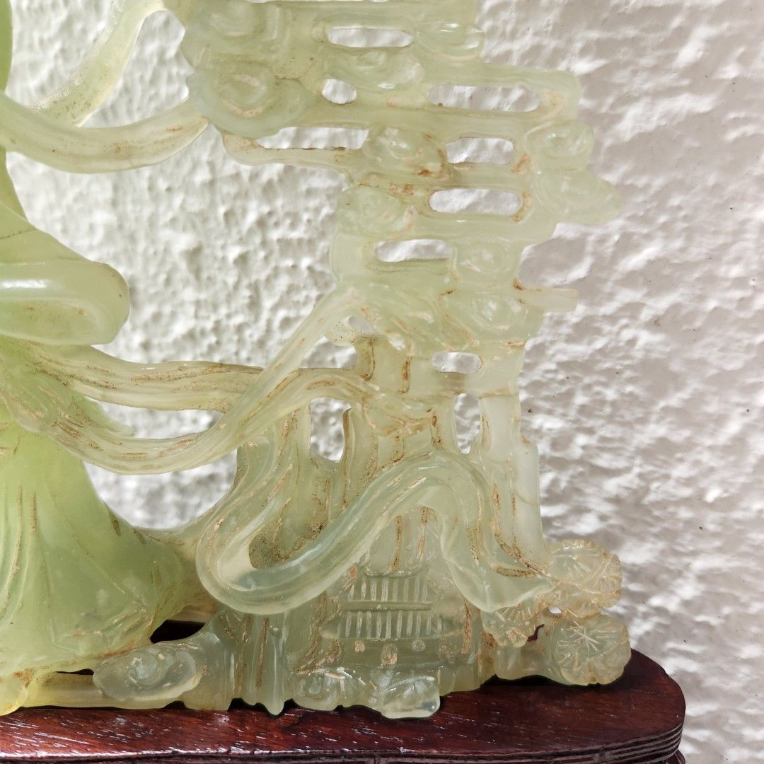 Vintage Chinese Fairy Jade stone ., Hobbies & Toys, Memorabilia ...