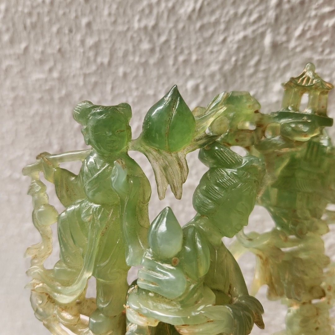 Vintage Chinese Fairy Jade stone ., Hobbies & Toys, Memorabilia ...