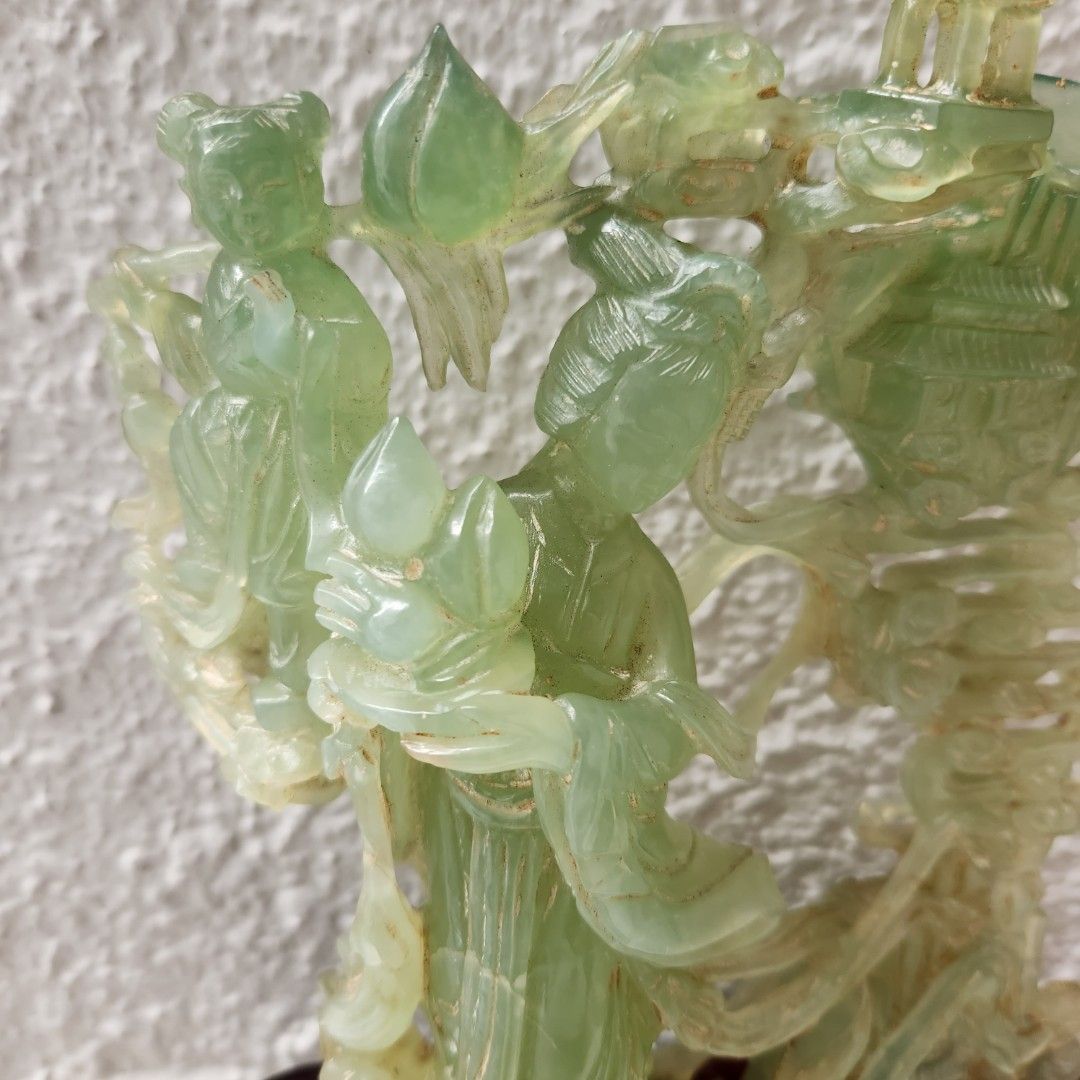 Vintage Chinese Fairy Jade stone ., Hobbies & Toys, Memorabilia ...