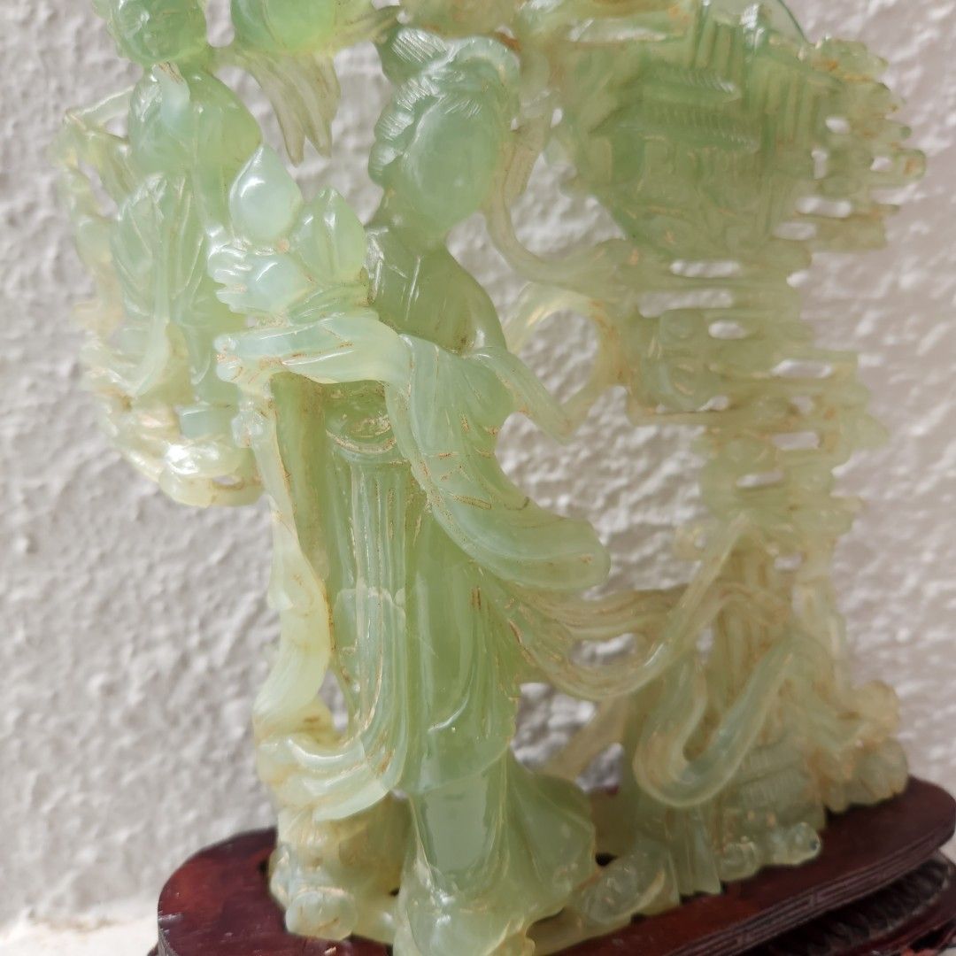 Vintage Chinese Fairy Jade stone ., Hobbies & Toys, Memorabilia ...