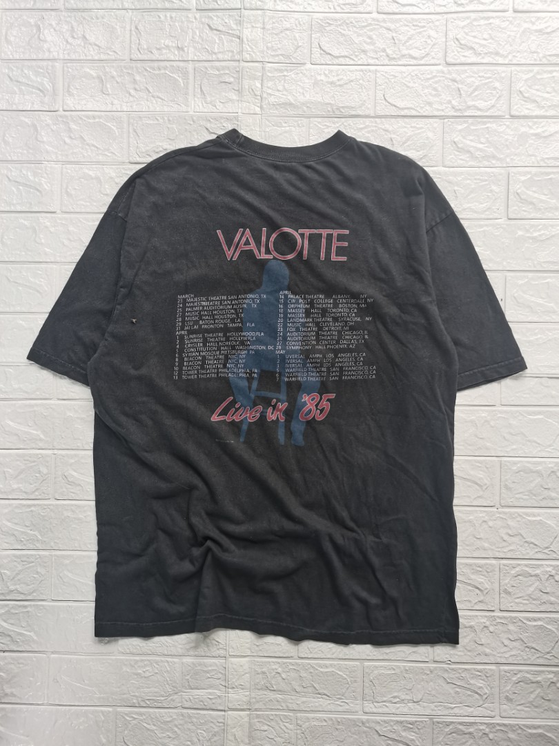 Vintage Julian lennon "valotte" 1985 album tee, Men's Fashion, Tops & Sets, Tshirts & Polo ...