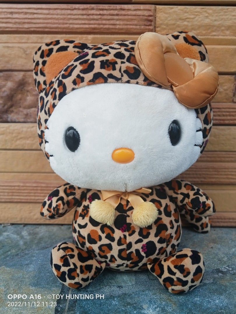 Vintage Leopard Hello Kitty Plush Hobbies And Toys Memorabilia