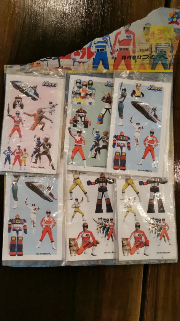 Vintage Power Ranger Super Sentai Sticker OH0046, Hobbies & Toys ...