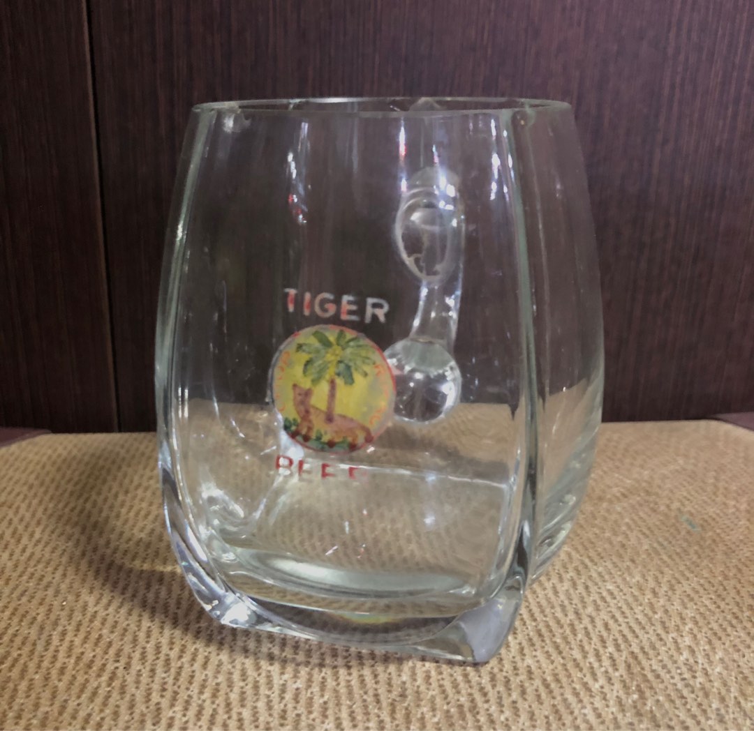 Vintage Tiger Beer Glass Mug, Hobbies & Toys, Memorabilia ...