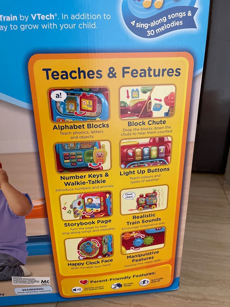 Vtech 4-in-1 Push & Ride Alphabet Train, Hobbies & Toys, Toys & Games ...