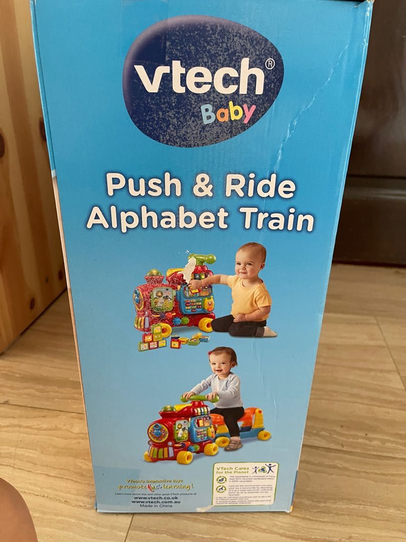 Vtech 4-in-1 Push & Ride Alphabet Train, Hobbies & Toys, Toys & Games ...