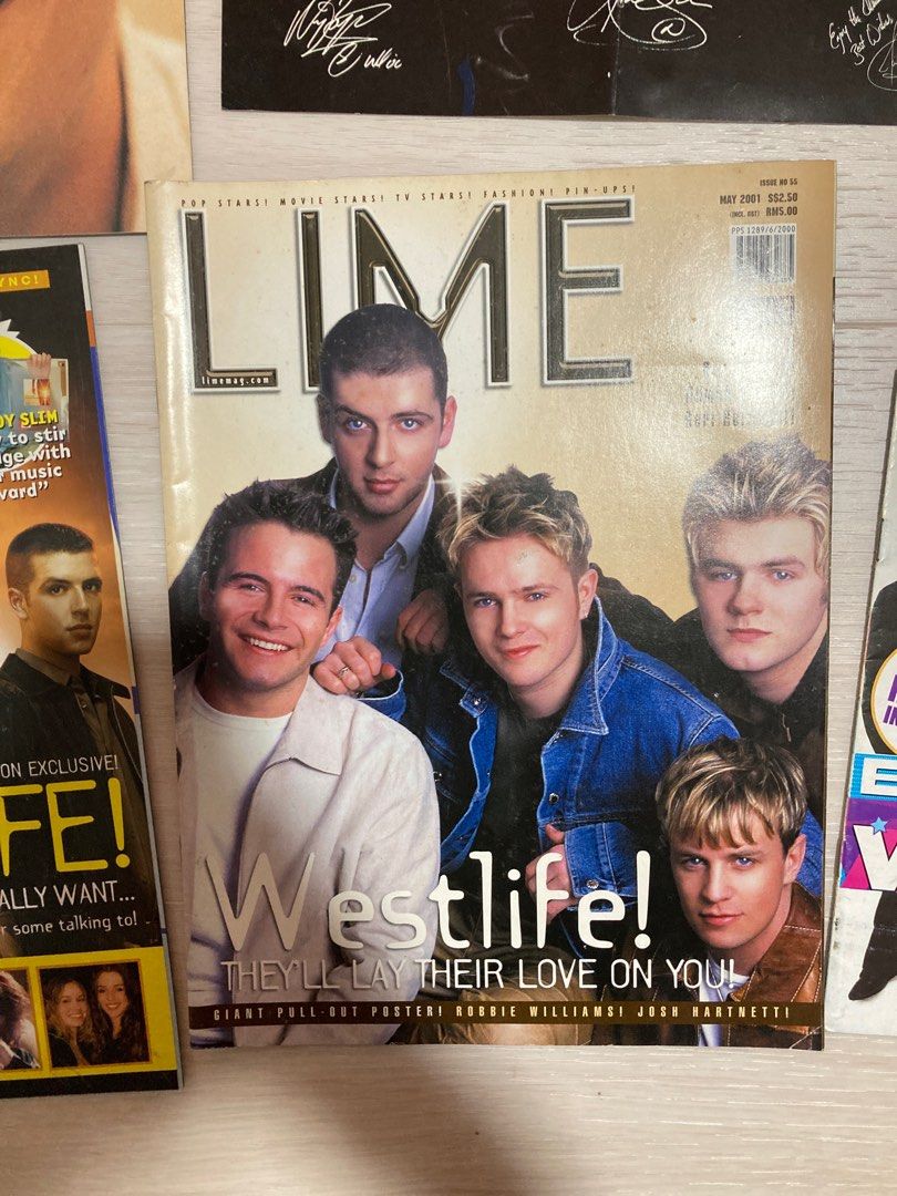 Westlife magazines, pull out posters, specials, Hobbies & Toys, Books ...
