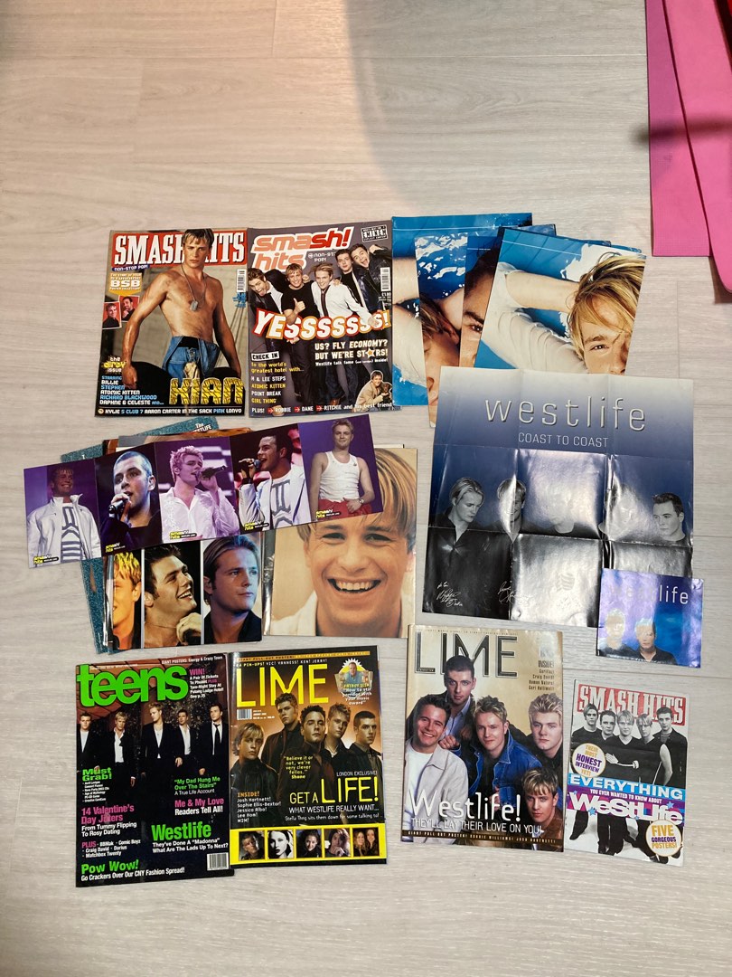 Westlife magazines, pull out posters, specials, Hobbies & Toys, Books ...