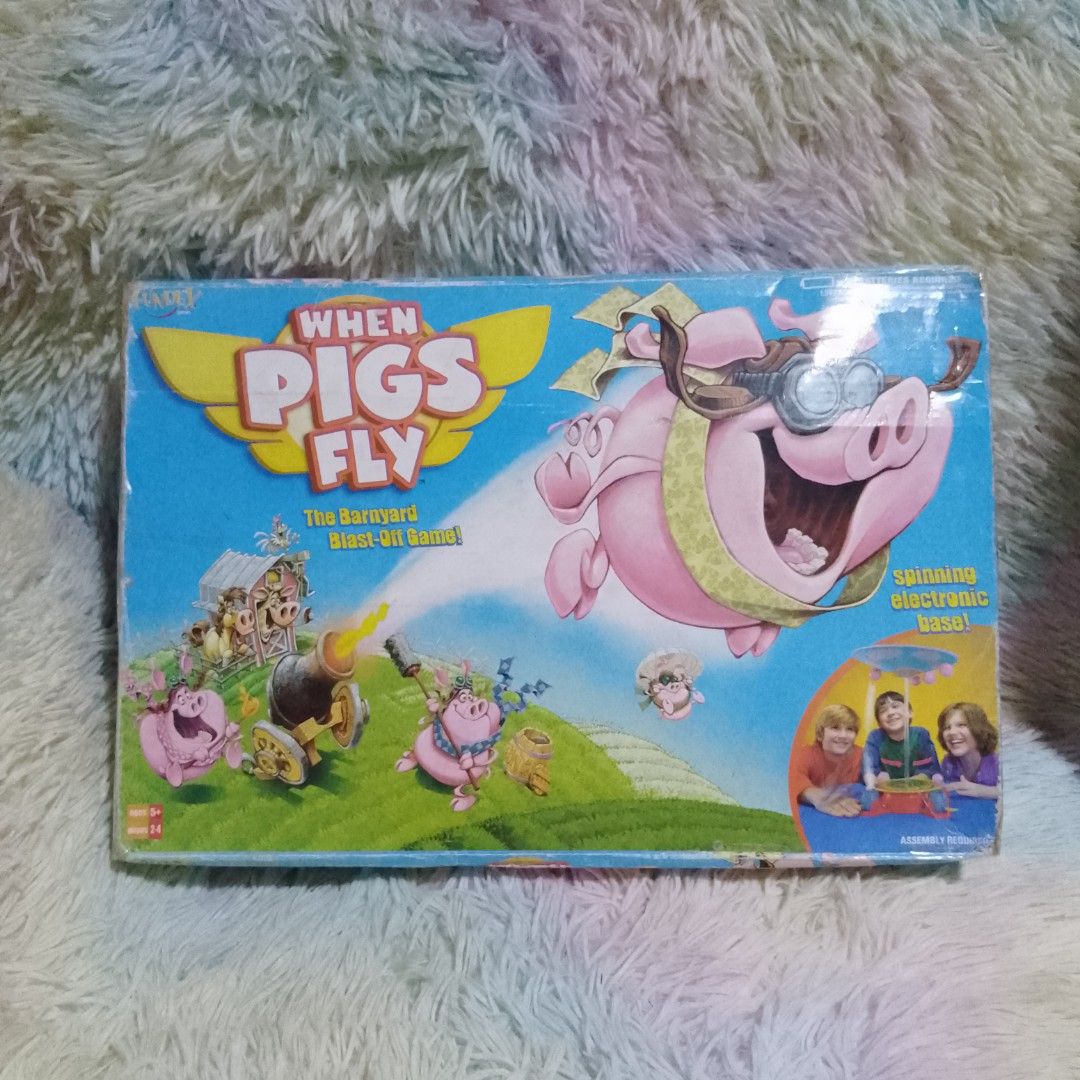 When Pigs Fly Game for Family, Hobbies & Toys, Toys & Games on Carousell