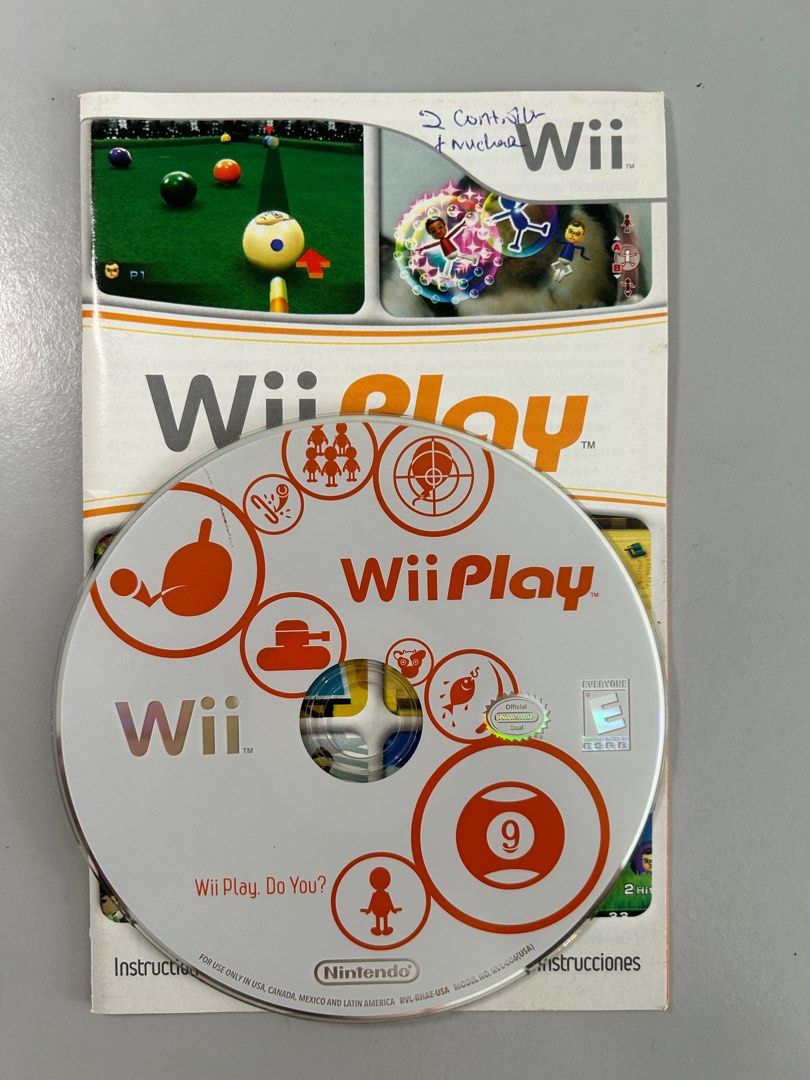 Wii Play Disc, Video Gaming, Video Games, Nintendo on Carousell