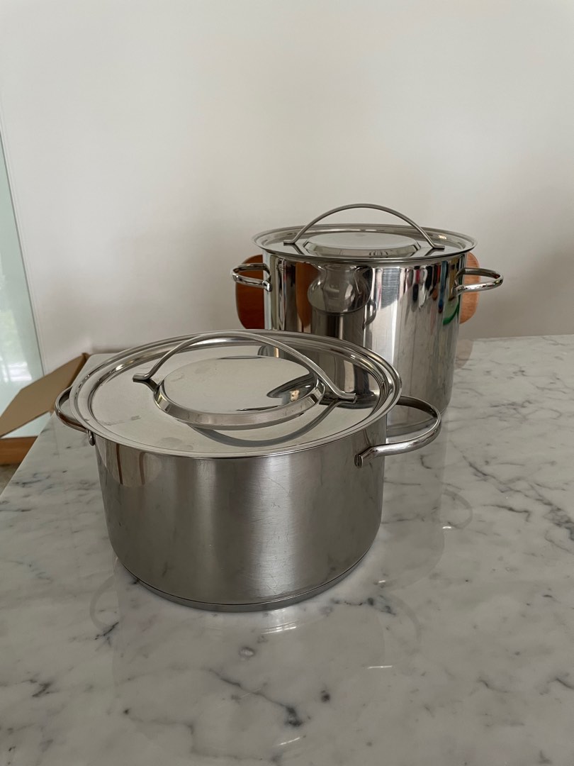WMF Cromargan 18/10 Stainless Steel Casserole / Stock Pots, Furniture ...