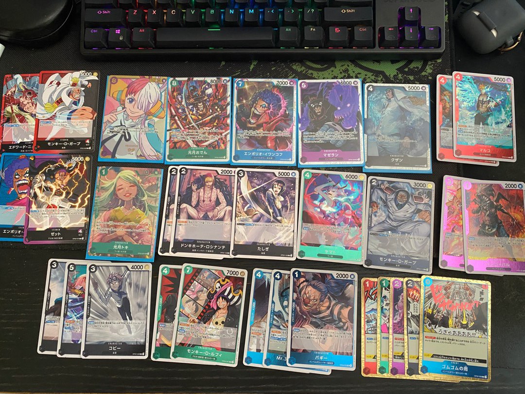 WTS One Piece TCG OP-02 Paramount War (Uta,Oden,Magellan,Kuzan,Ivankov ...