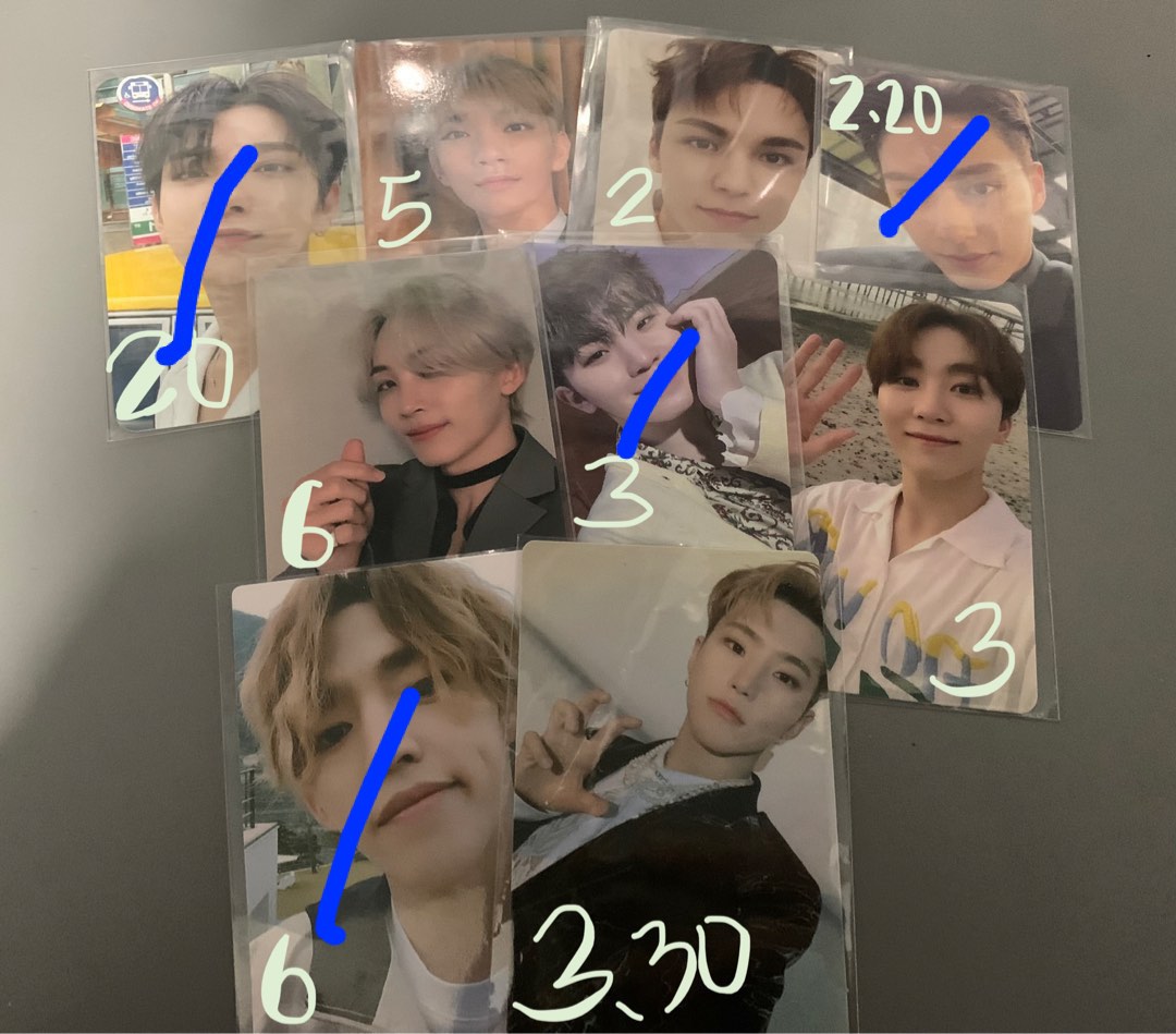 wts/lfb/wtt - seventeen pcs woozi seungkwan jeonghan scoups hoshi wonwoo joshua jun vernon dino ...