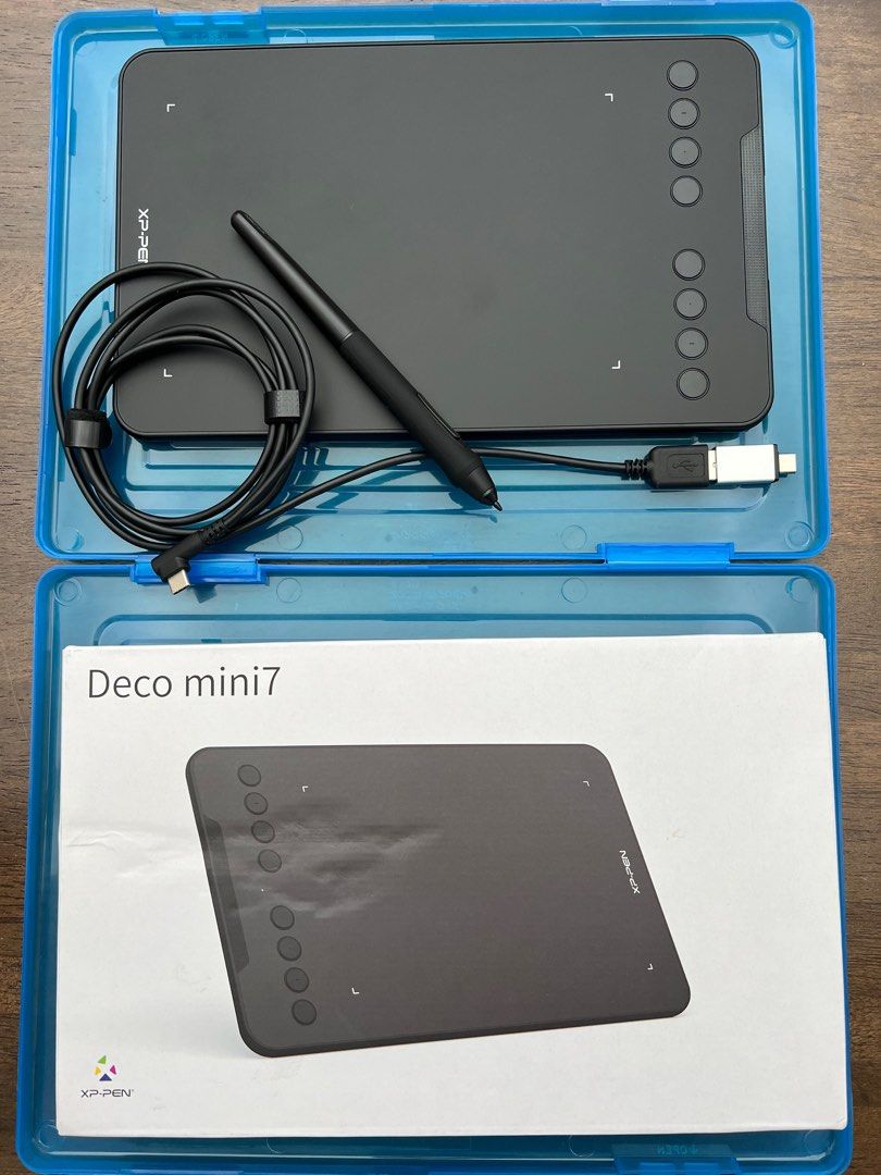 XP-Pen Deco Mini7 Drawing Tablet, Computers & Tech, Parts & Accessories ...
