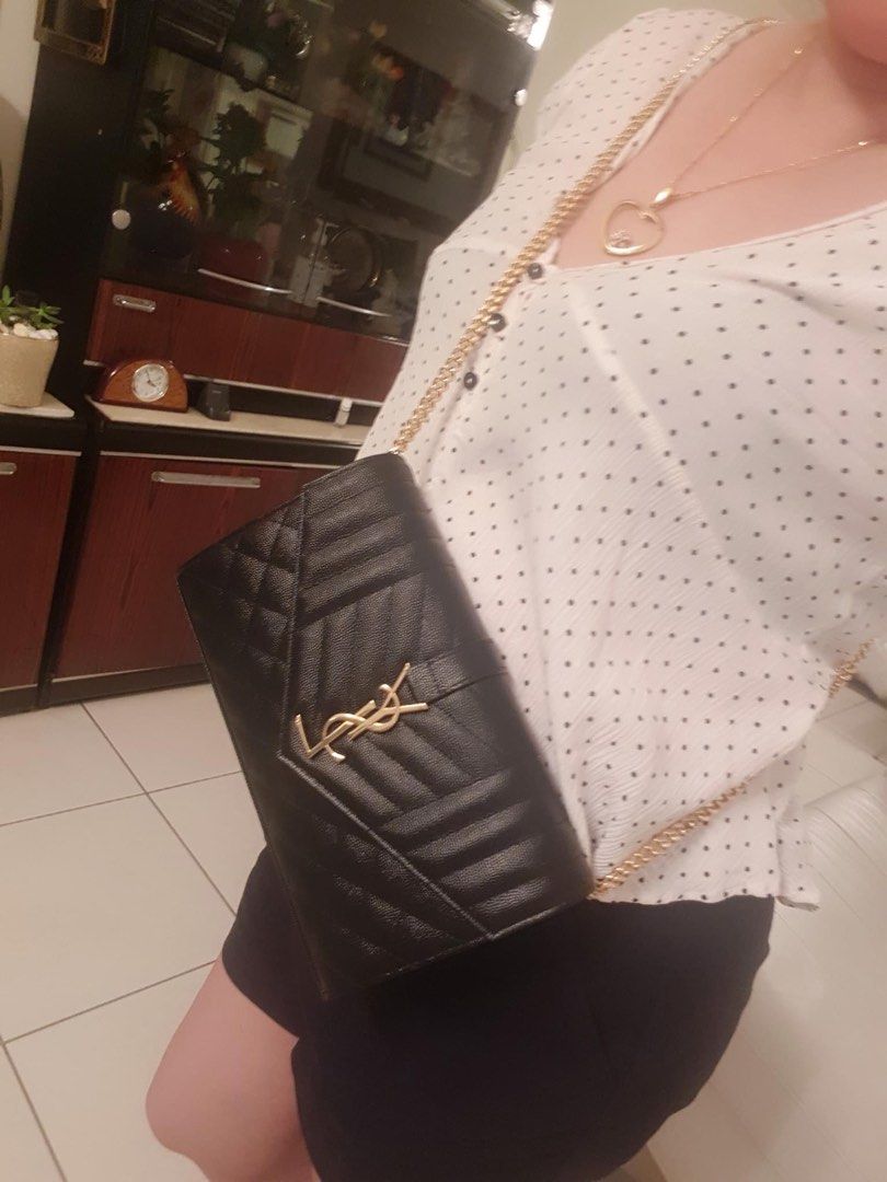 YSL woc, Luxury, Bags & Wallets on Carousell