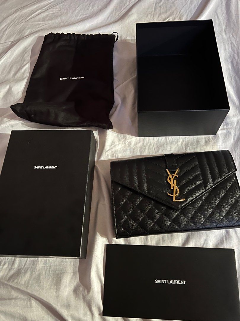 YSL woc, Luxury, Bags & Wallets on Carousell