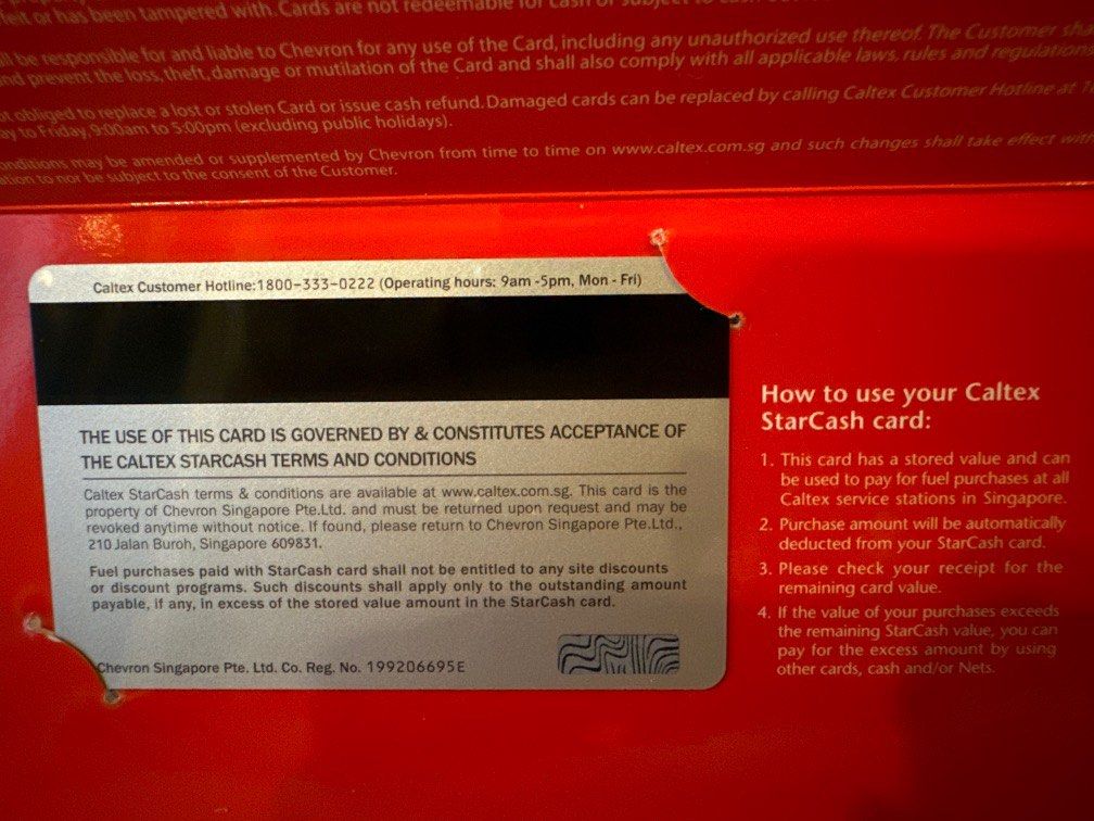 $100 CALTEX StarCash Card - usage by 31/12/2022 - petrol fuel gas gift ...
