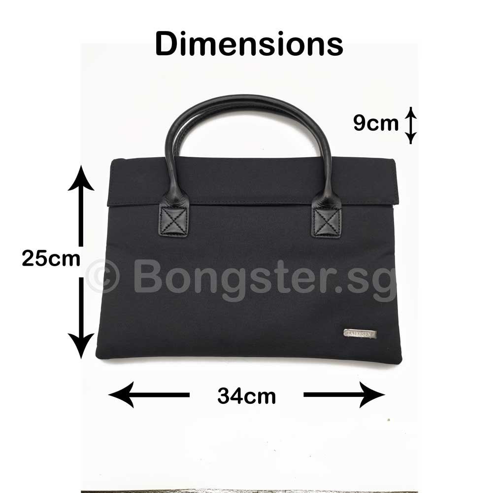12 inch laptop bag fits A4 paper Black, Computers & Tech, Parts ...