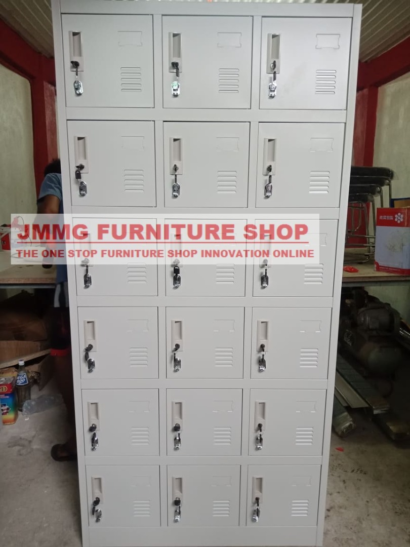 18 Doors Locker Cabinet / JMMG / Office Furniture / Office Partition ...
