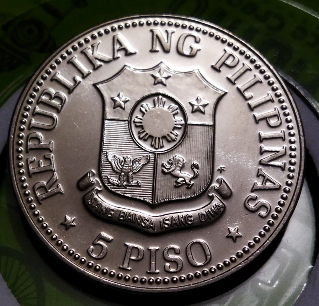 1979 5 piso Franklin mint "ISANG BANSA ISANG DIWA" ABL Series HTF ...